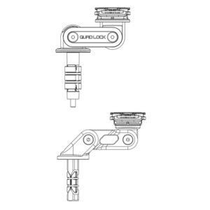 Fork Stem Mount Pro Quad Lock | Tracktion Motorcycles