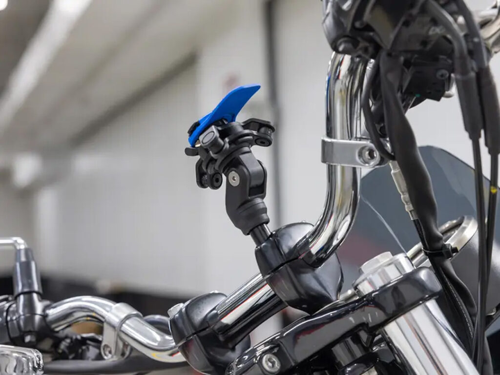 Motorcycle Handlebar Clamp Mount Quad Lock | Tracktion Motorcycles