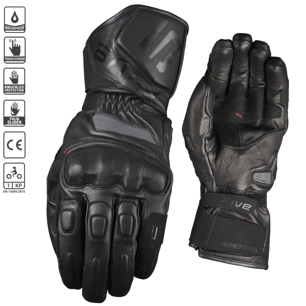 11/Xl Rfx Sport Evo Wp Black Gloves Five | Tracktion Motorcycles