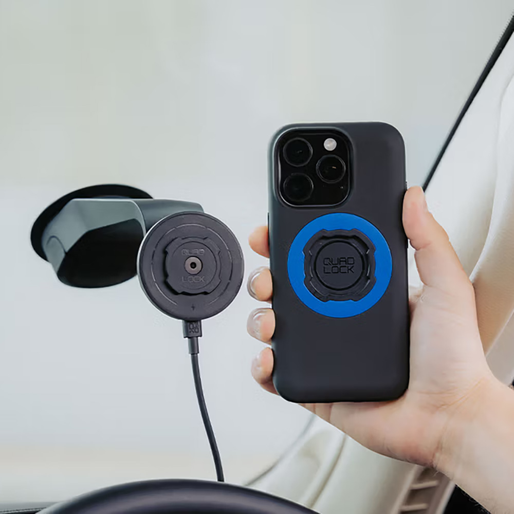 Car Mount Suction Windscreen/Dash Quad Lock | Tracktion Motorcycles