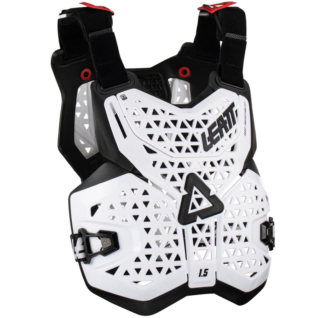 Leatt Chest Protector 1.5 Wht | Tracktion Motorcycles