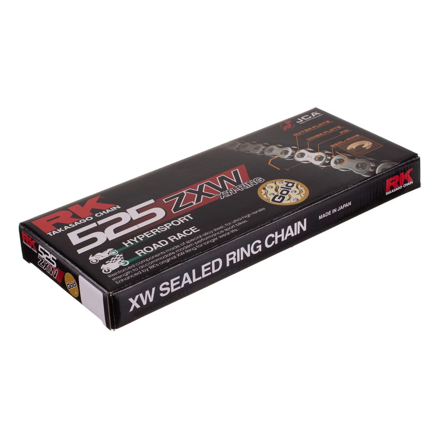 Chain Rk Gb525Zxw Gld X 124 Xw-Ring Hypersport | Tracktion Motorcycles
