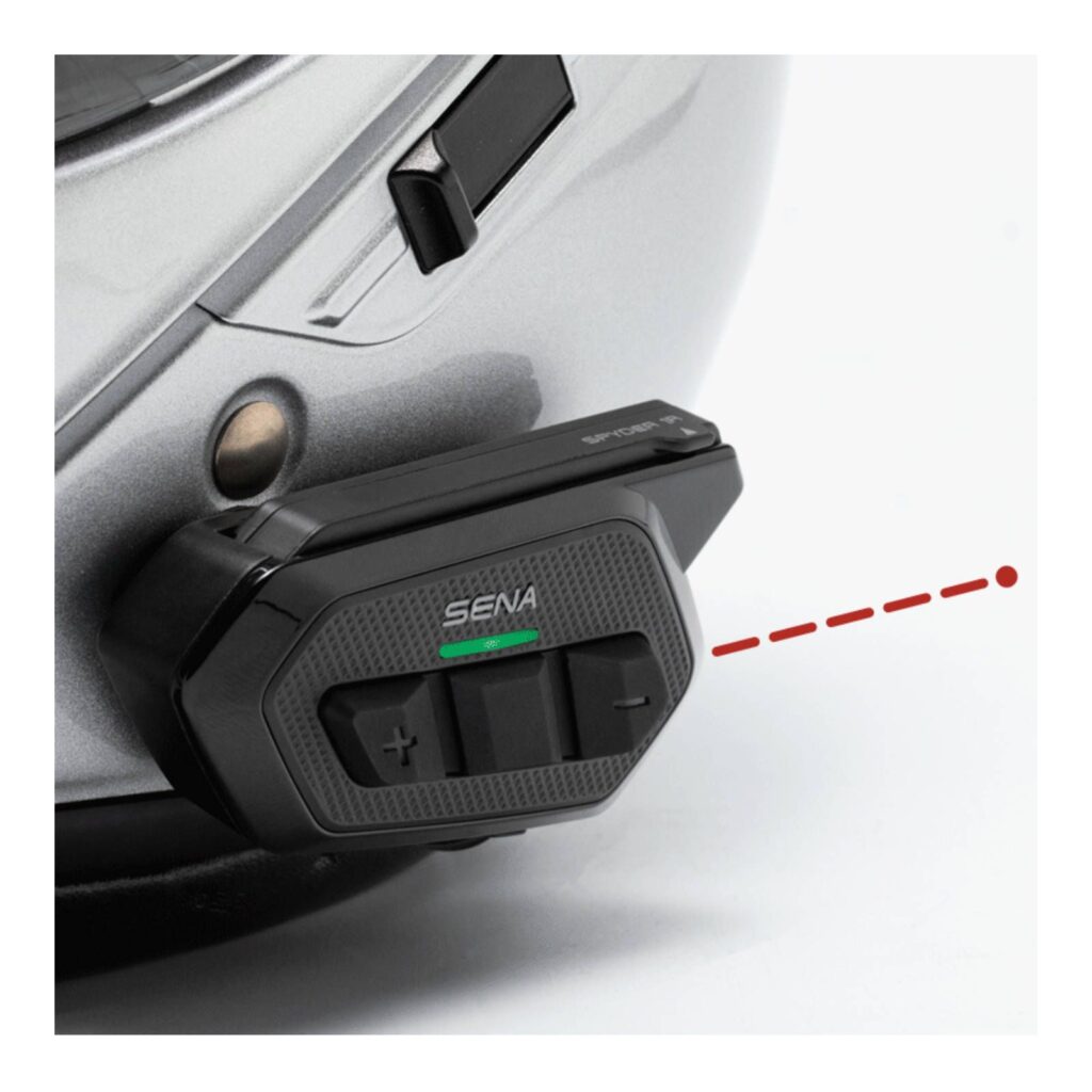 Sena Sena Spider Rt1 Low Profile Mesh Comm System | Tracktion Motorcycles