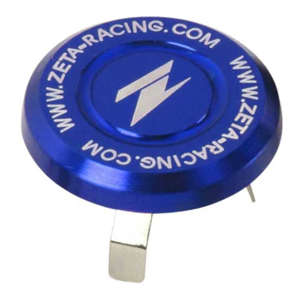 Zeta Stem Cap 13-17.5Mm Blue | Tracktion Motorcycles