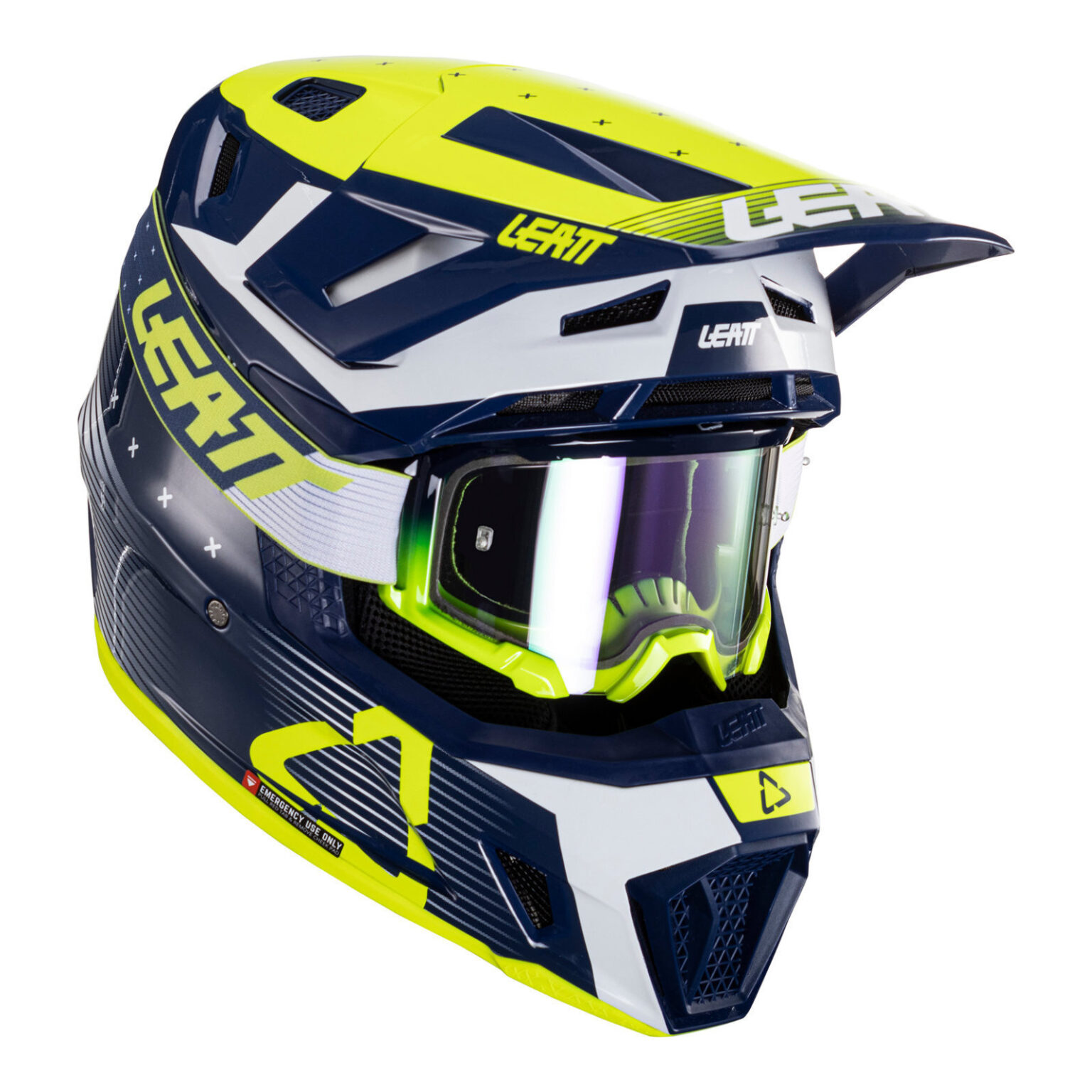 Leatt Helmet Kit Moto 7.5 V24 - Blue | Tracktion Motorcycles