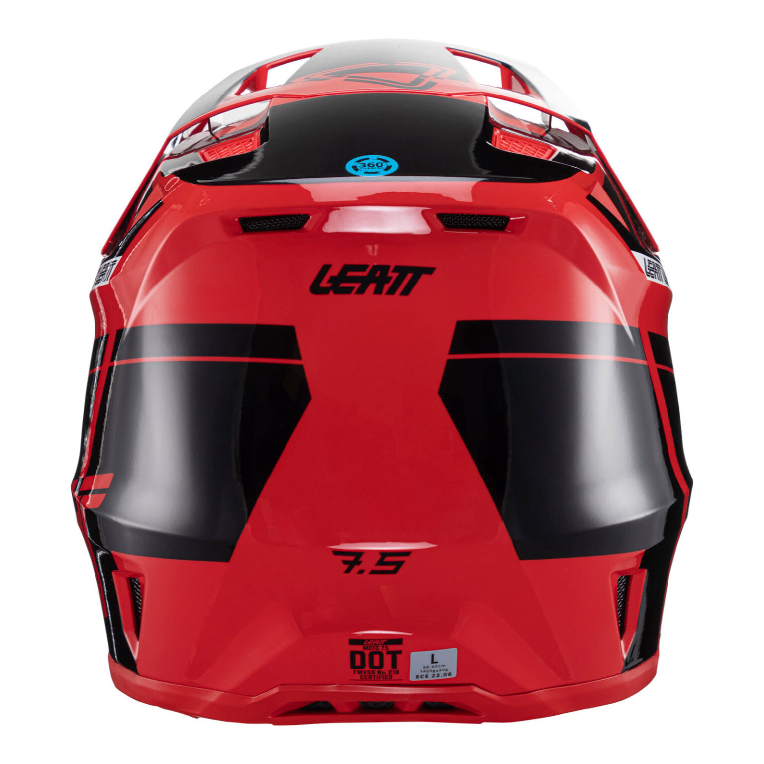 Leatt Helmet Kit Moto 7.5 V24 - Red | Tracktion Motorcycles