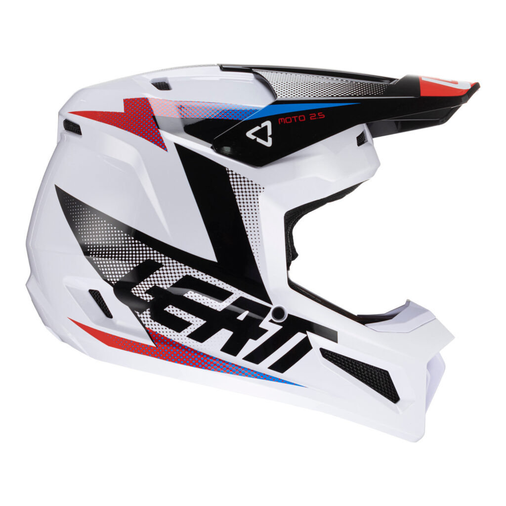 Leatt Helmet Kit Moto 2.5 V24 - Black / White | Tracktion Motorcycles