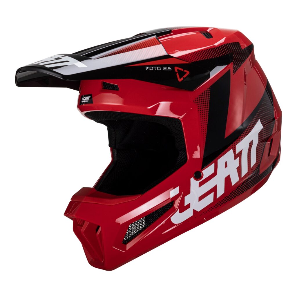 Leatt Helmet Kit Moto 2.5 V24 - Red | Tracktion Motorcycles