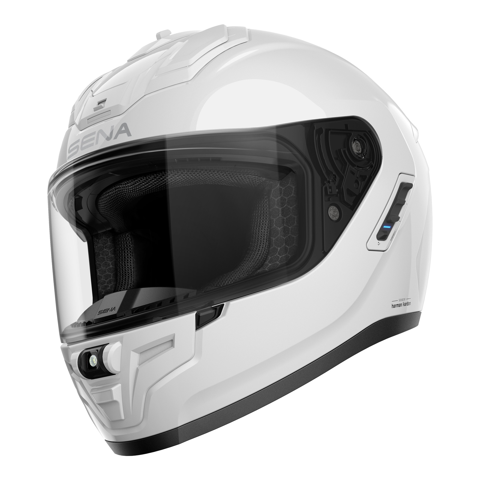 Sena Phantom Smart Helmet With Mesh Comms - Gloss White (2Xl ...