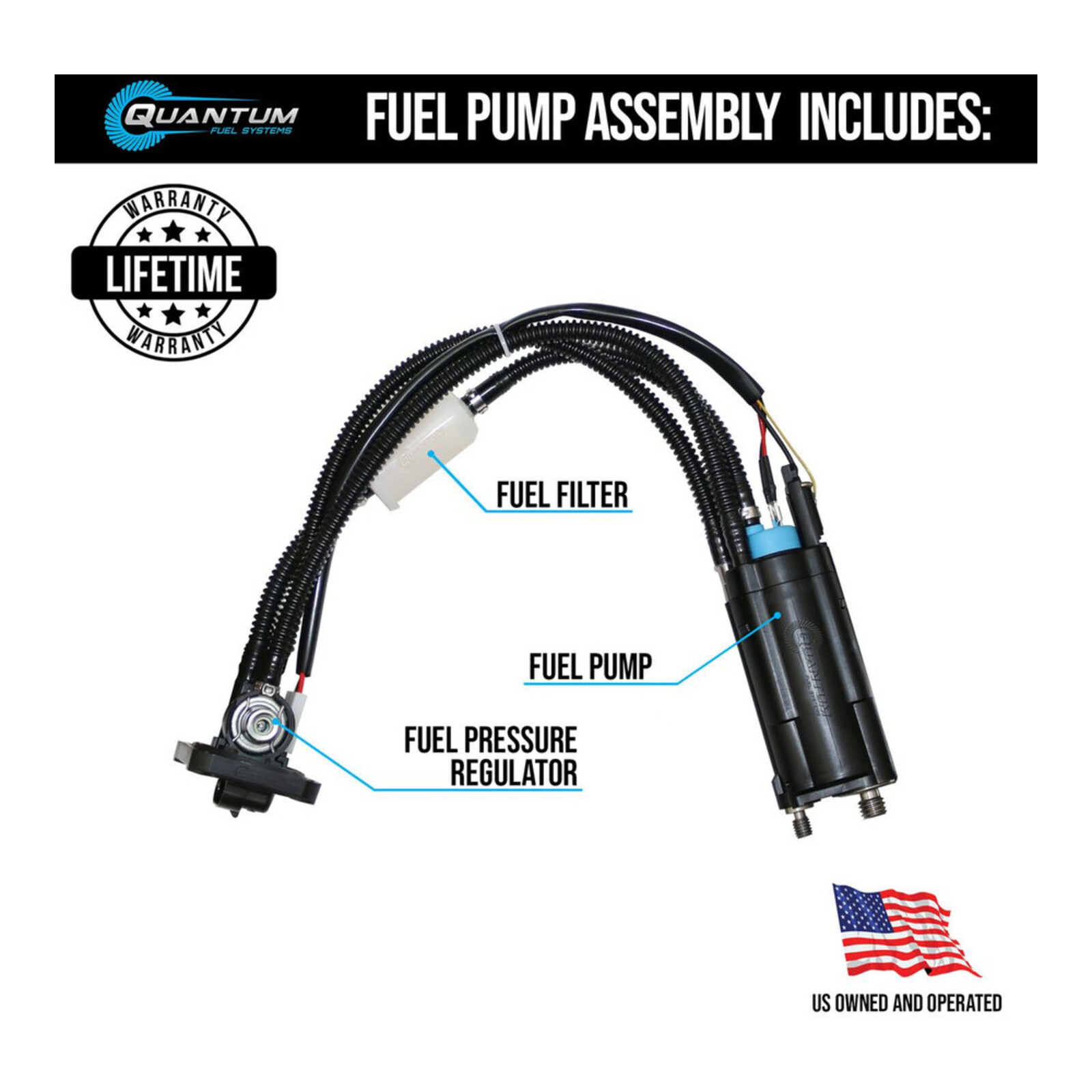 Quantum In-Tank Efi Oem Replacement Fuel Pump With Assembly | Tracktion ...