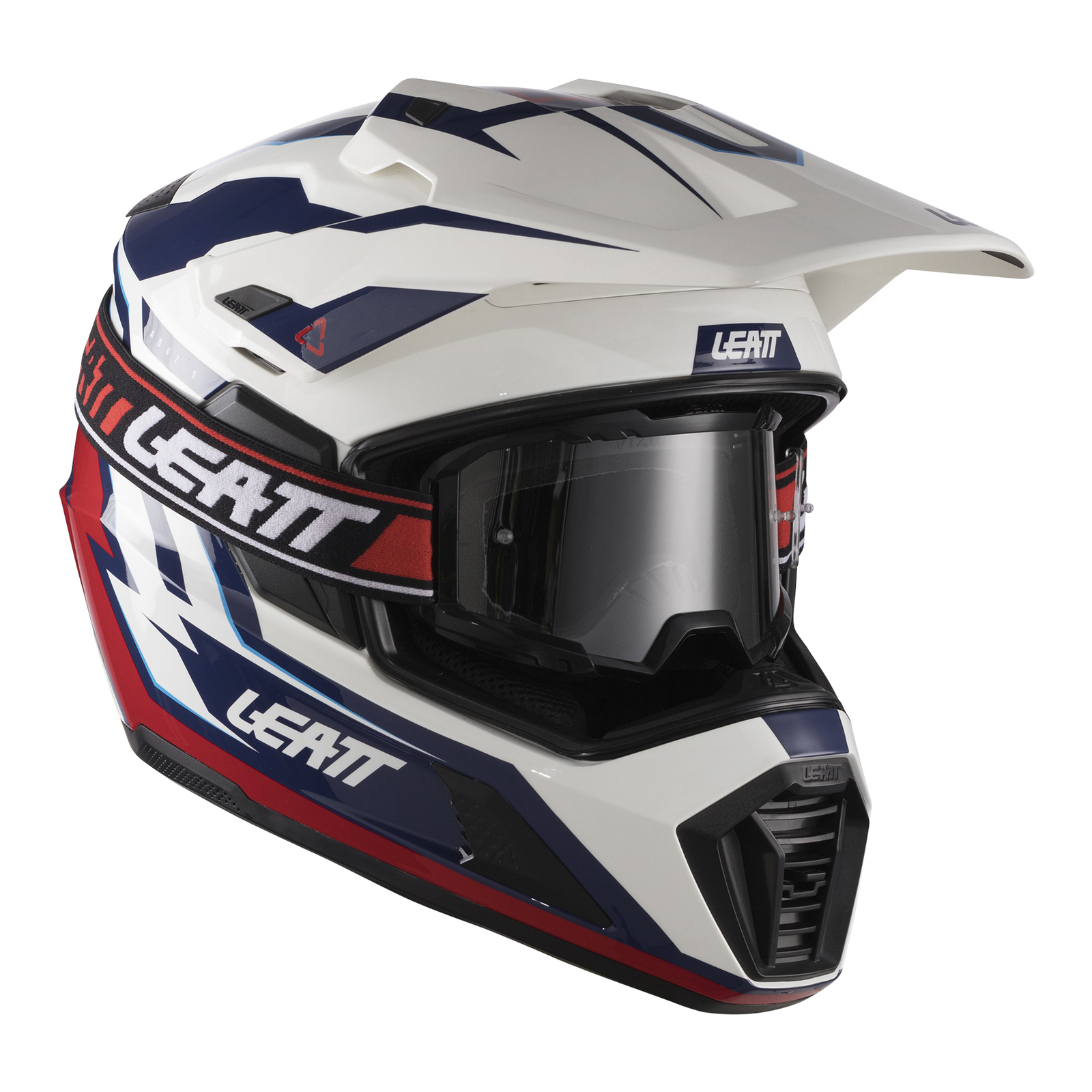 Leatt 7.5 ADV Helmet Kit - / Red Royal Blue | Tracktion Motorcycles