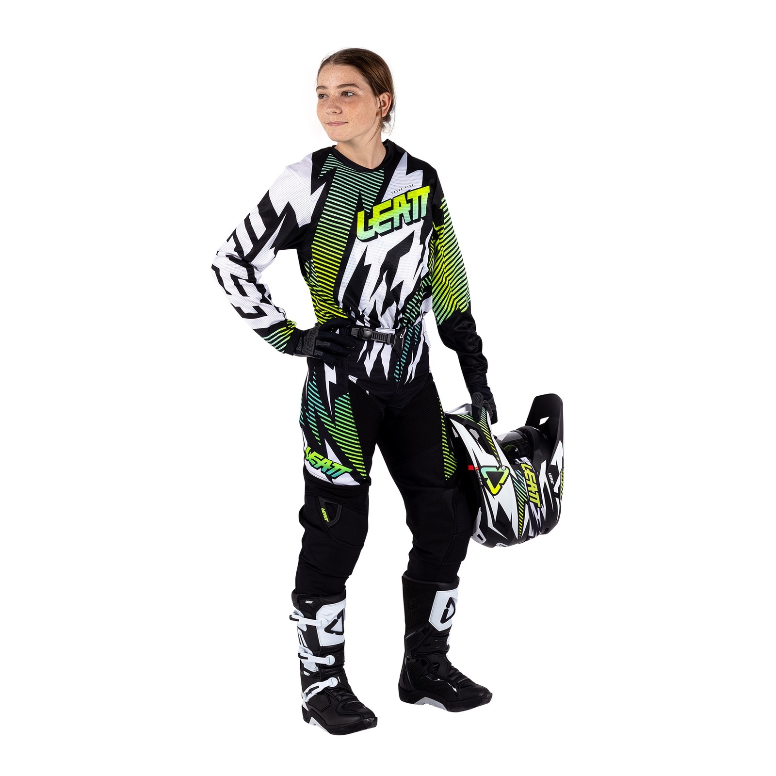 Leatt 3.5 Ride Kit Junior - Storm Teal (Xl/Eu150/160Cm) | Tracktion ...